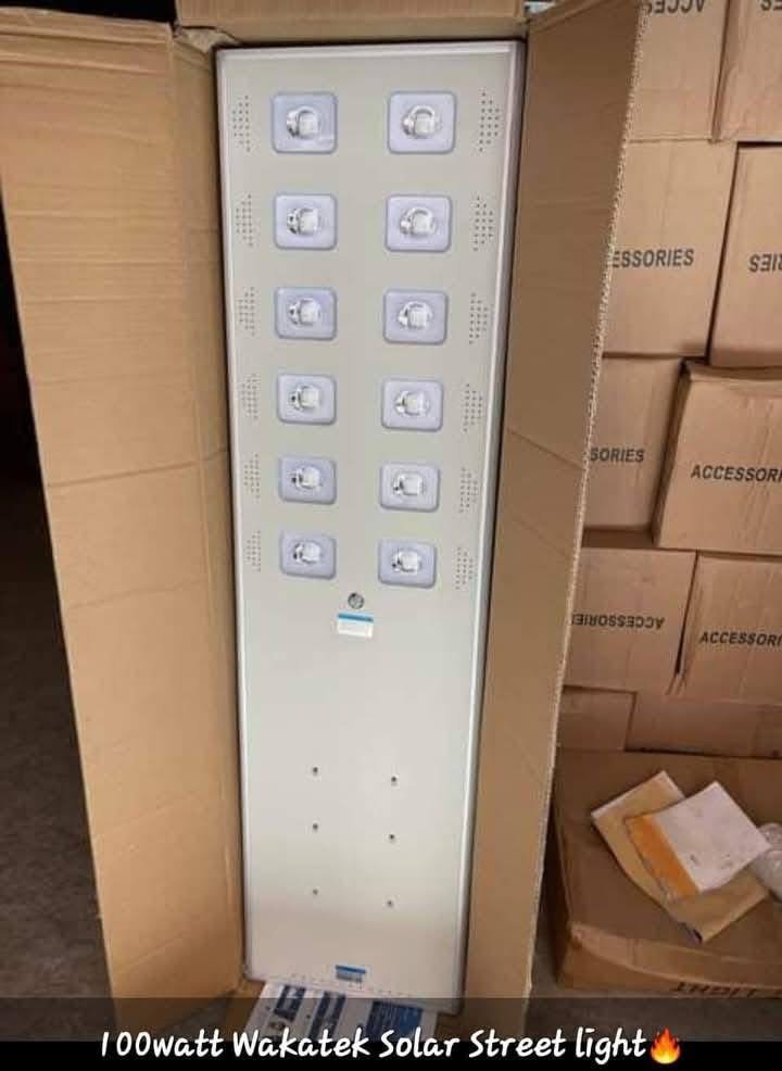 100W WakaTek Solar Street Light Price in Nigeria Price in Nigeria ...